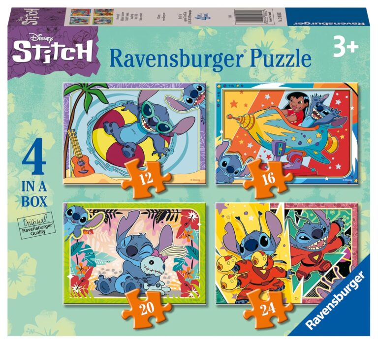 Idée Shopping : Ravensburger - Puzzle Disney Stitch 4 en 1 pour Enfants ...